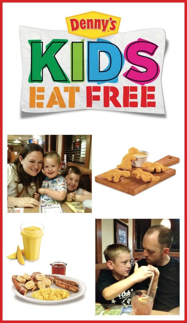 PJ Night and Kids Eat Free at Denny's | Shaping Up To Be A Mom