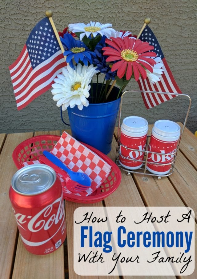 How To Do A Flag Ceremony With Your Family | Shaping Up To Be A Mom